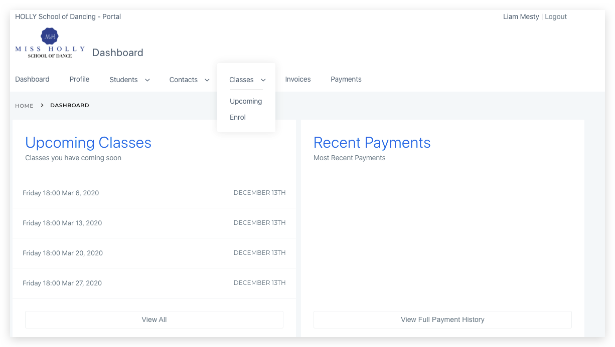 How to view and accept a pending class enrolment